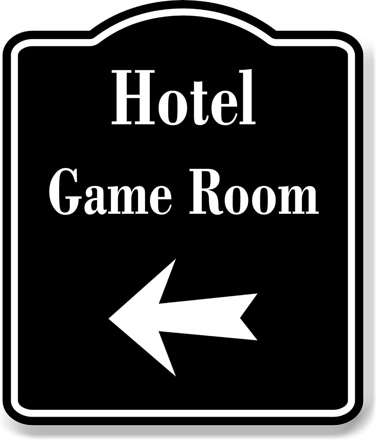 Infirmary Right Arrow BLACK Aluminum Composite Sign, 20"24" - Walmart.com