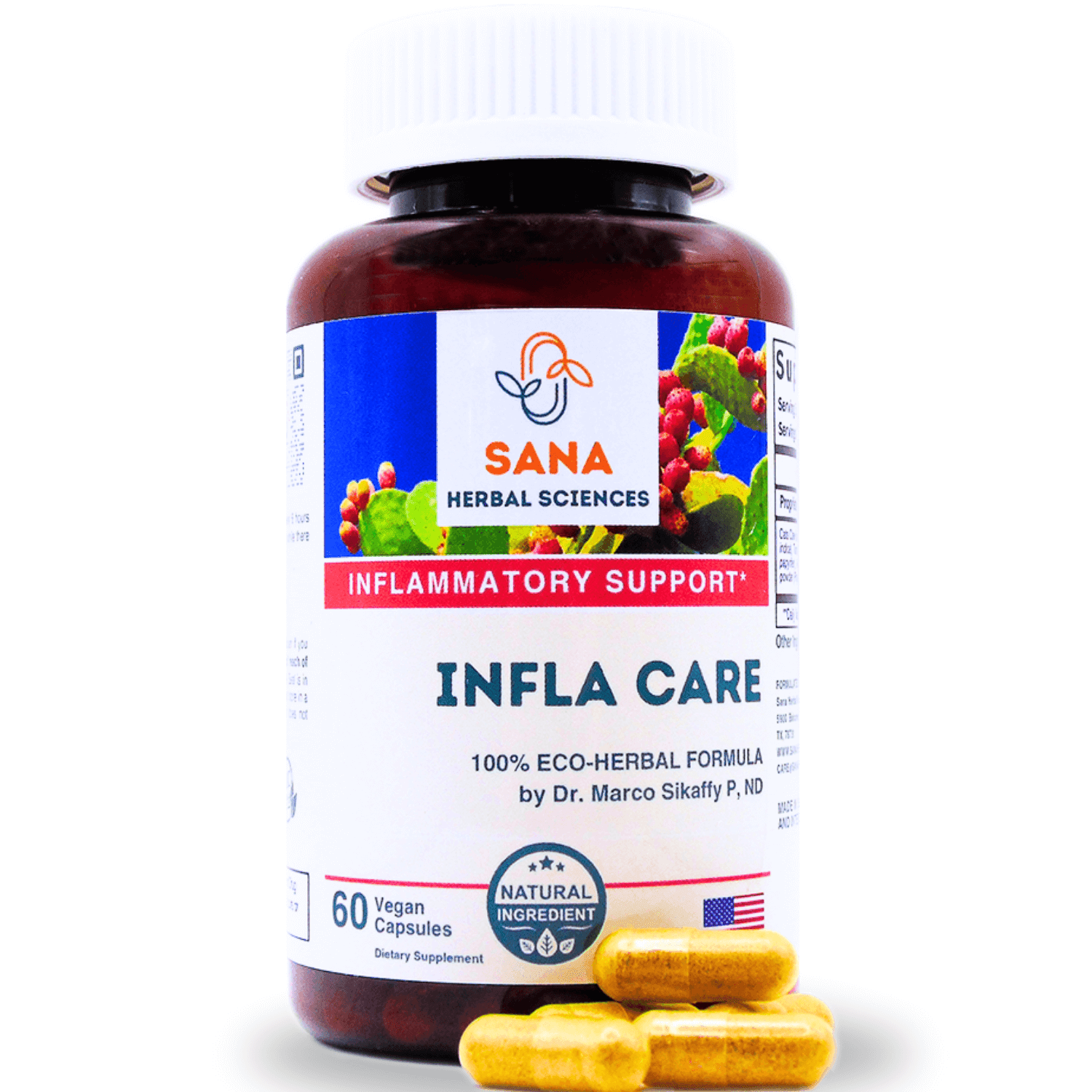 Infla Care Natural Joint & Muscle Support Supplement by Dr. Marco ...
