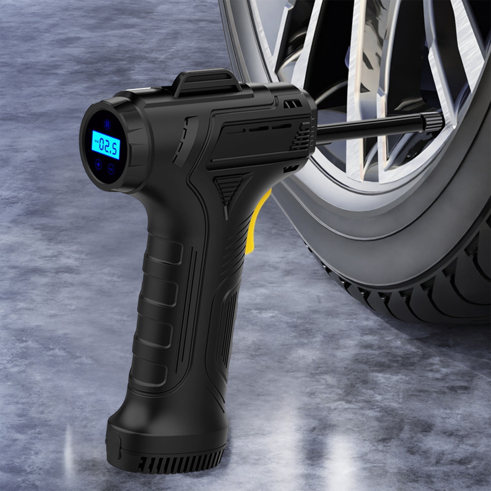 Inflador de neumáticos de 150 PSI, compresor de aire portátil, bomba de aire para neumáticos de ...