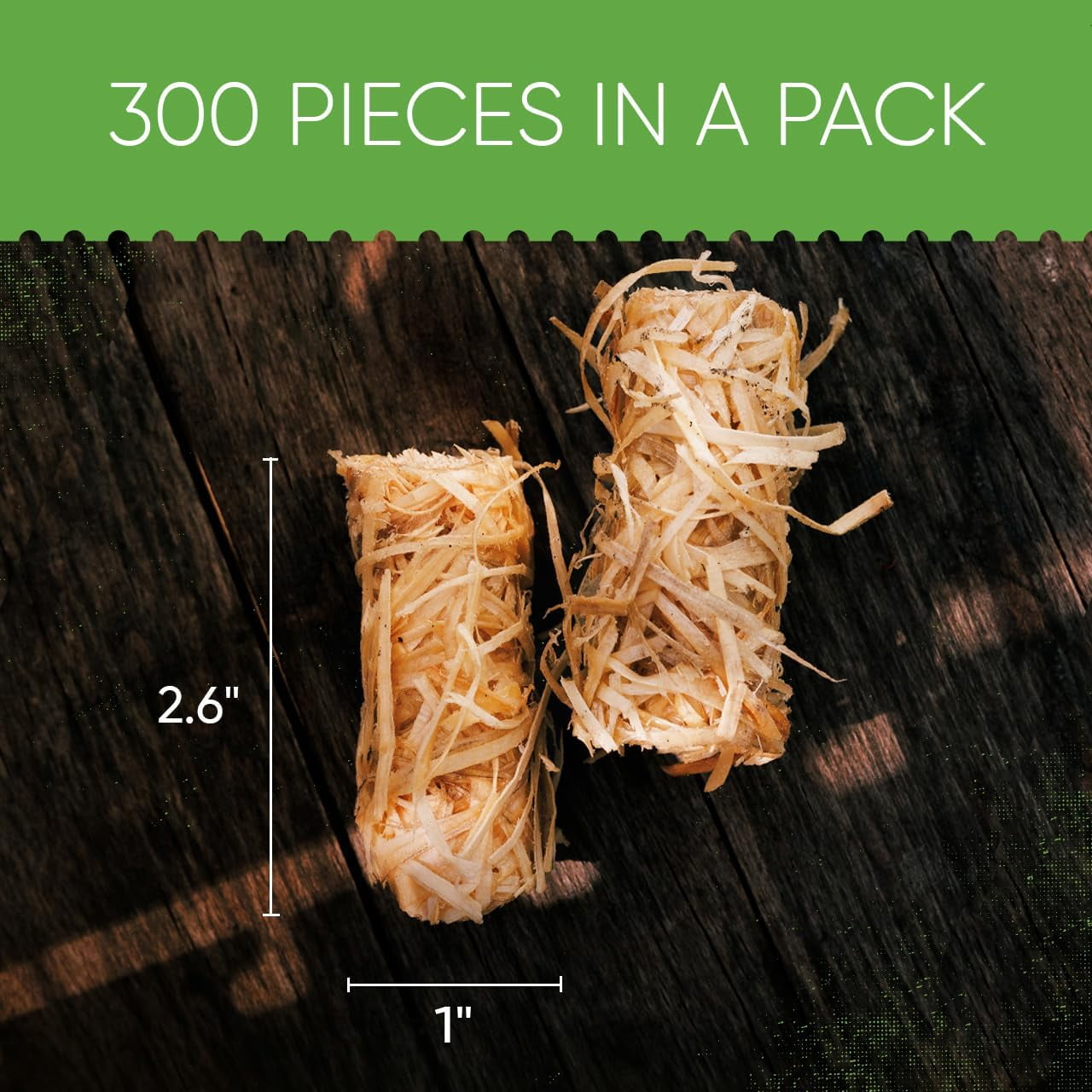 Inflame Fire Starters 300 pcs Fire Starters for Campfires, Grill, BBQ ...