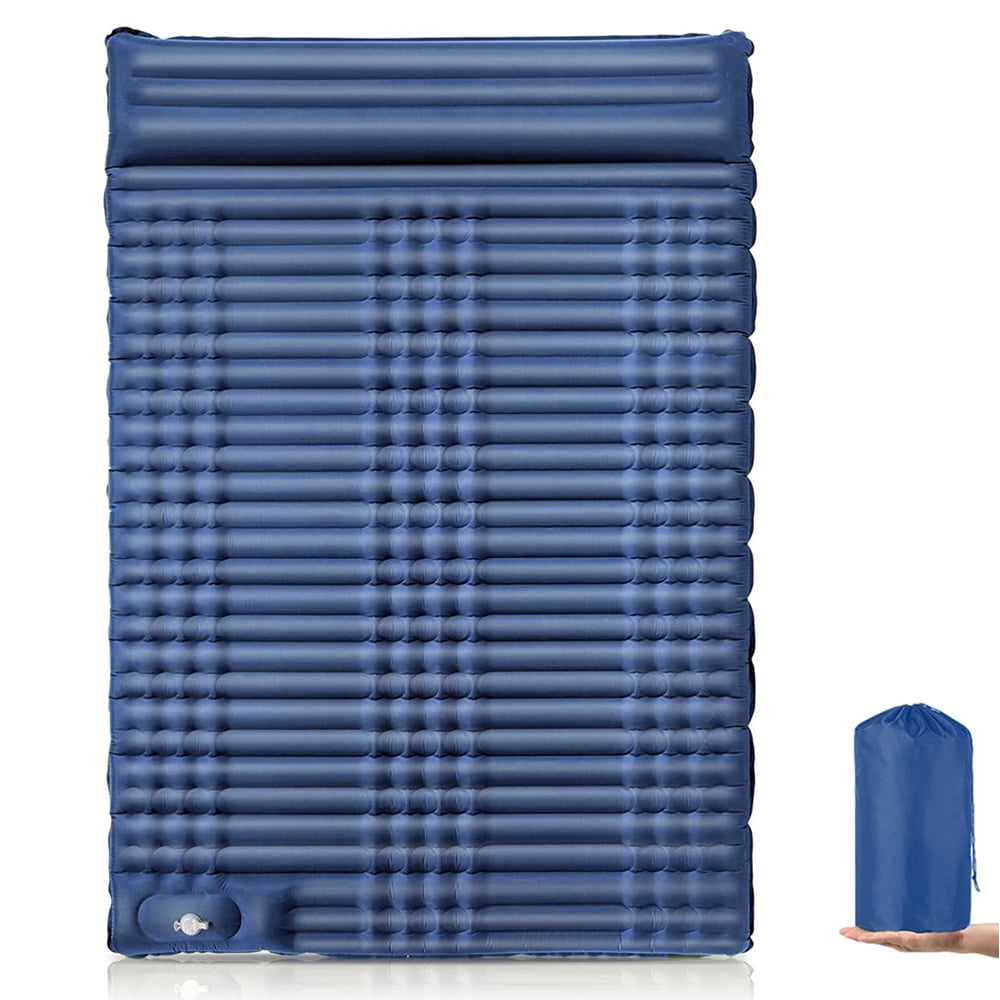 Inflatabale mat,Pump And Pillows Built-in Pump And Portable Bed And ...