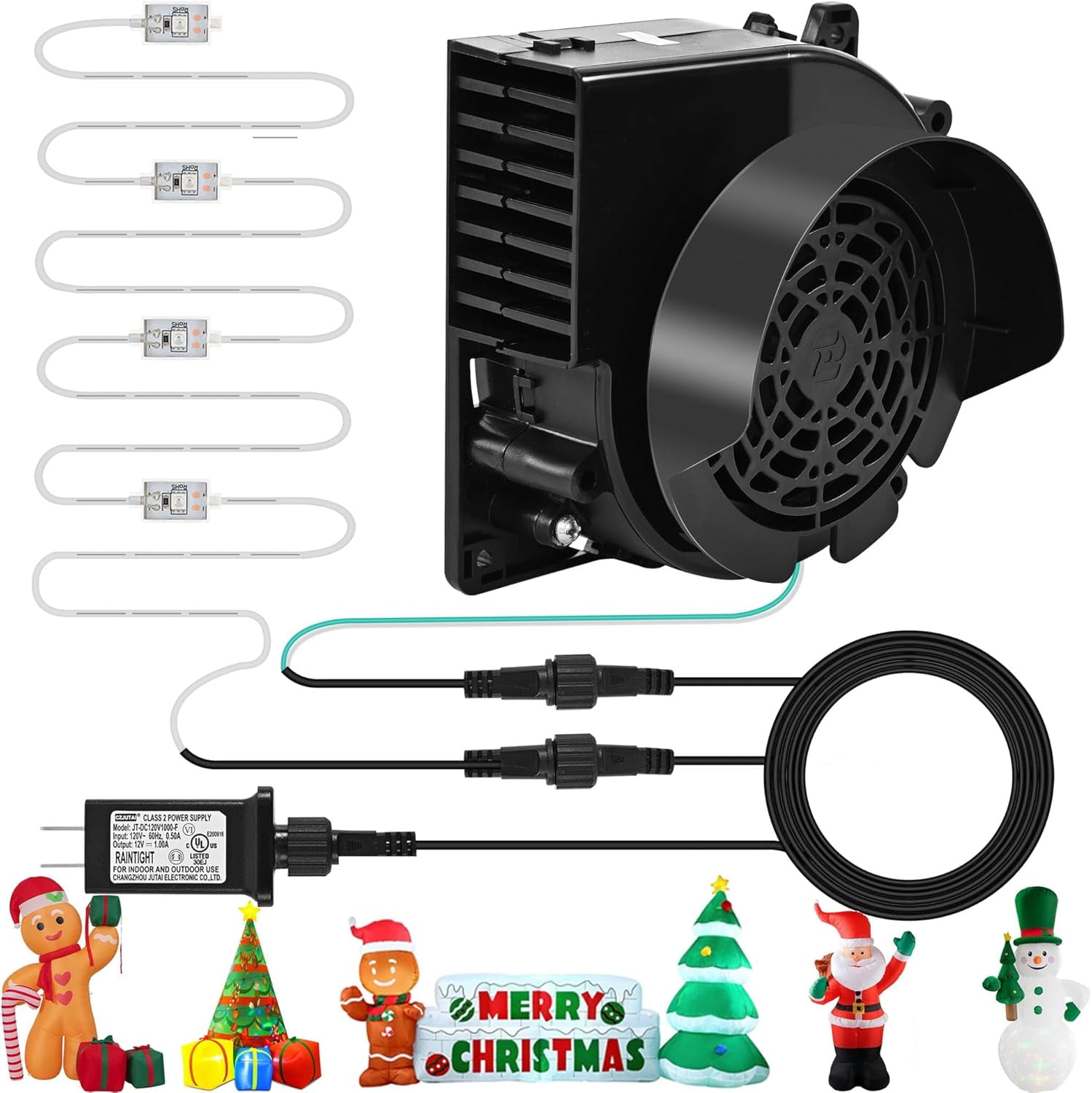 Inflatable Air Blower Replacement Outdoor 12V 1.0A Weatherproof ...