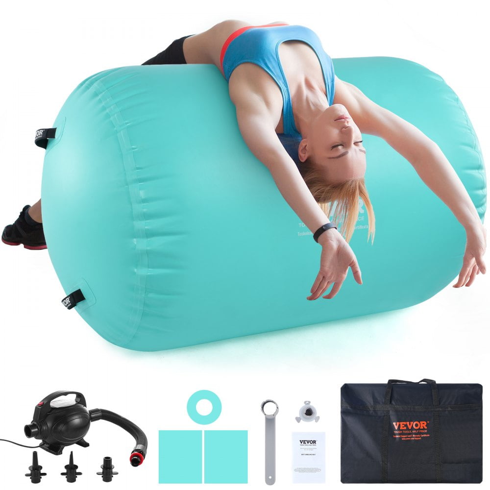 Inflatable Air Mat Tumble Track with Electric Pump - Round Gymnastic ...