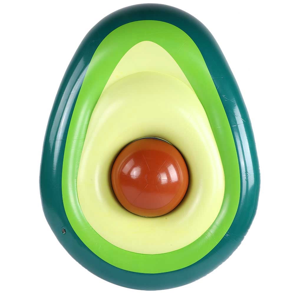 Inflatable Avocado Raft - Swim Ring for Adults & Children, Floating Bed ...