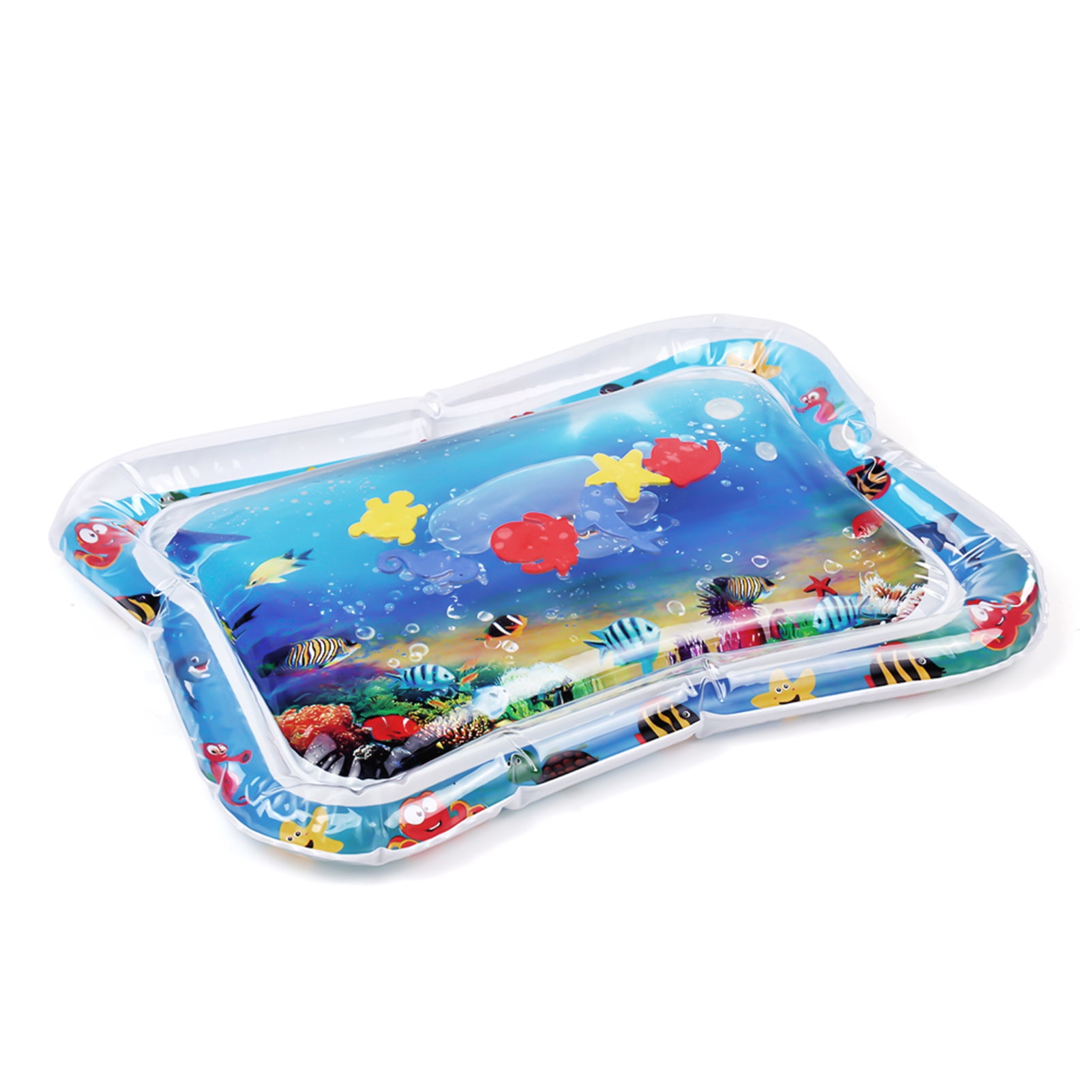 Inflatable Baby Water Mat Infant Tummy Time Playmat Toddler Fun ...