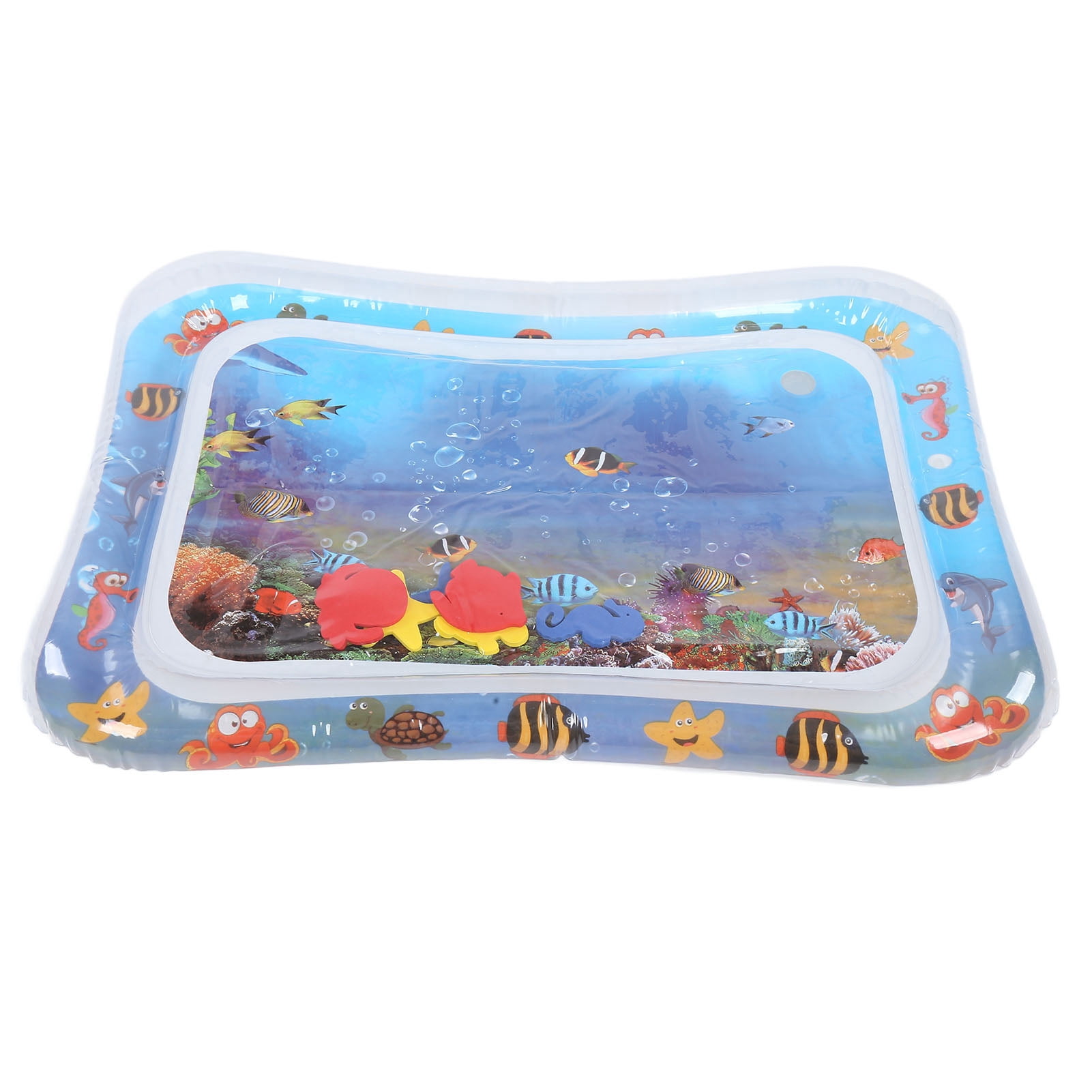 Inflatable Baby Water Play Mat Tummy Time Portable Infant Activity ...
