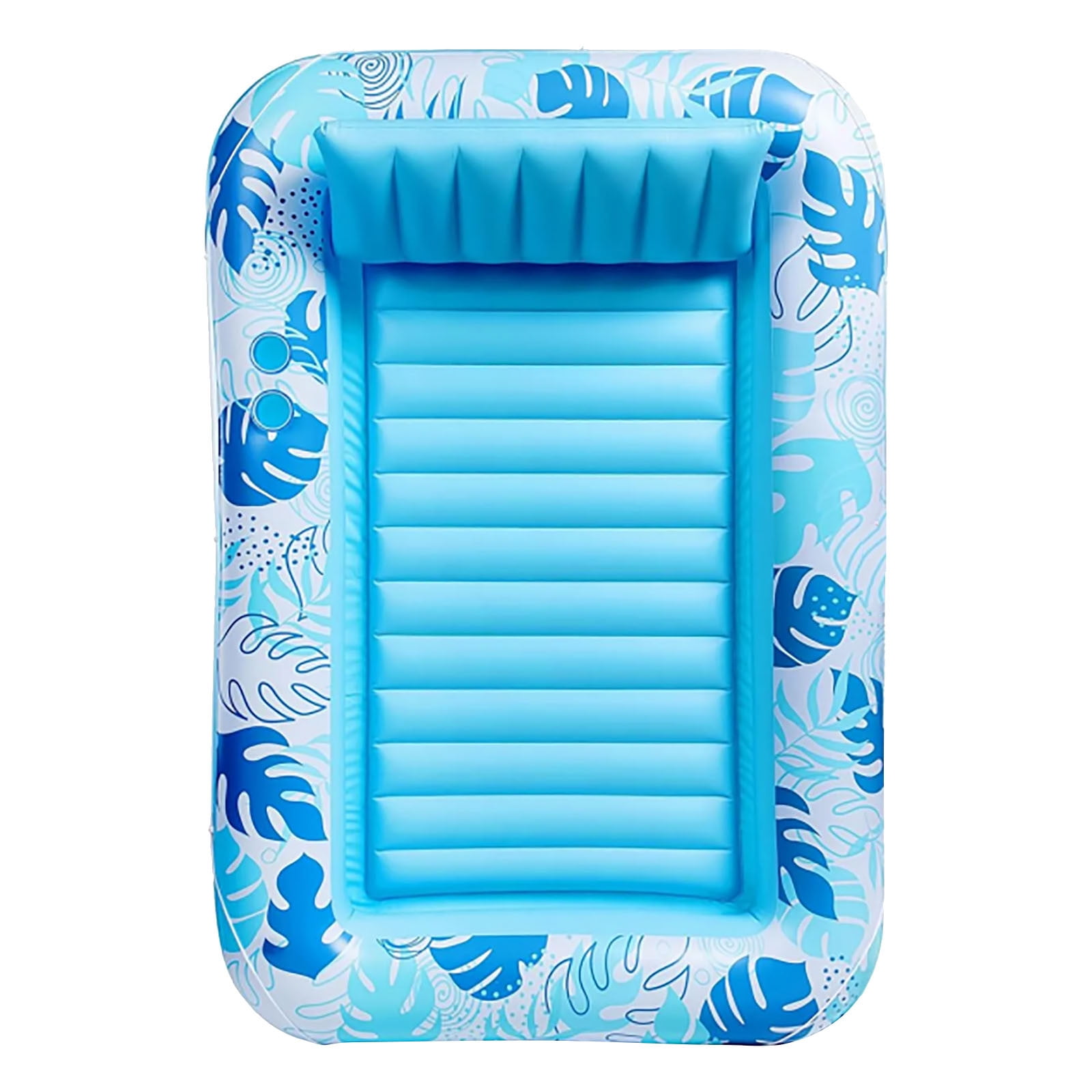 Inflatable Backrest Pool Bed- Pool Bed Adults with Cup Holders ...