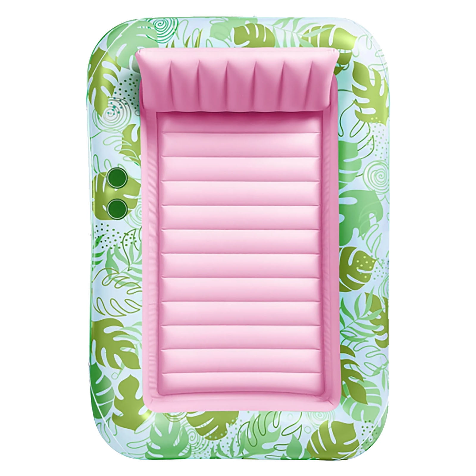 Inflatable Backrest Pool Bed- Pool Bed Adults with Cup Holders ...