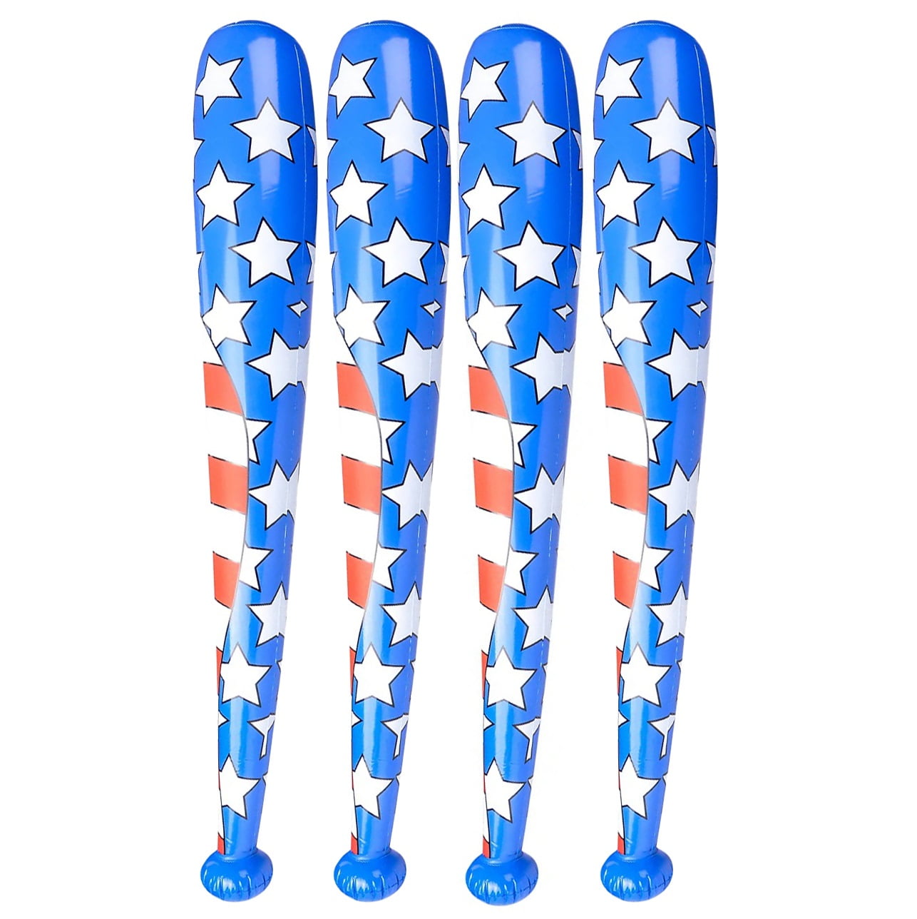Inflatable Baseball Bats ( American USA Flag ) 4 Pieces (Huge - 42 ...