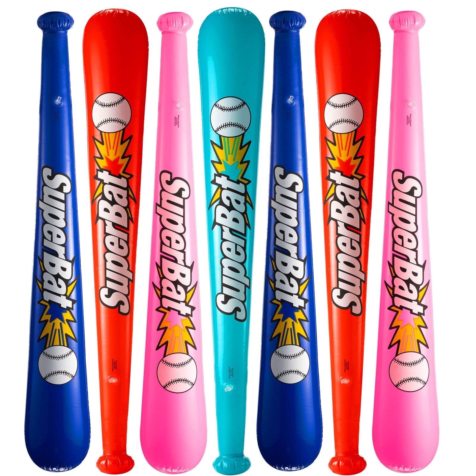 Inflatable Baseball Bats in Bulk - (Pack of 12) - Giant 42 Inch ...