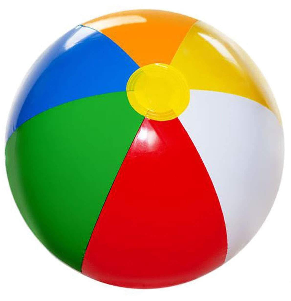 Inflatable Beach Balls Pack of 12 Bulk Large 20 Inches, Summer Beach ...