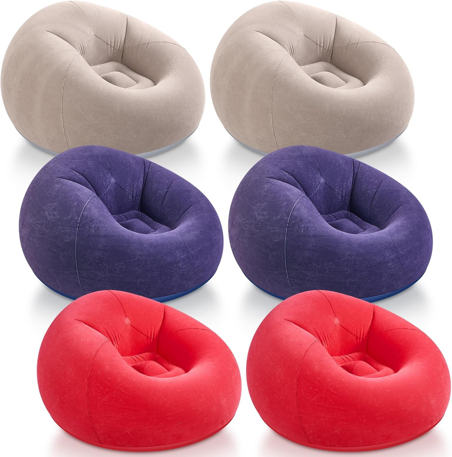 Inflatable Bean Bag Chairs Outdoor Blow up Camping Chairs Inflatable ...