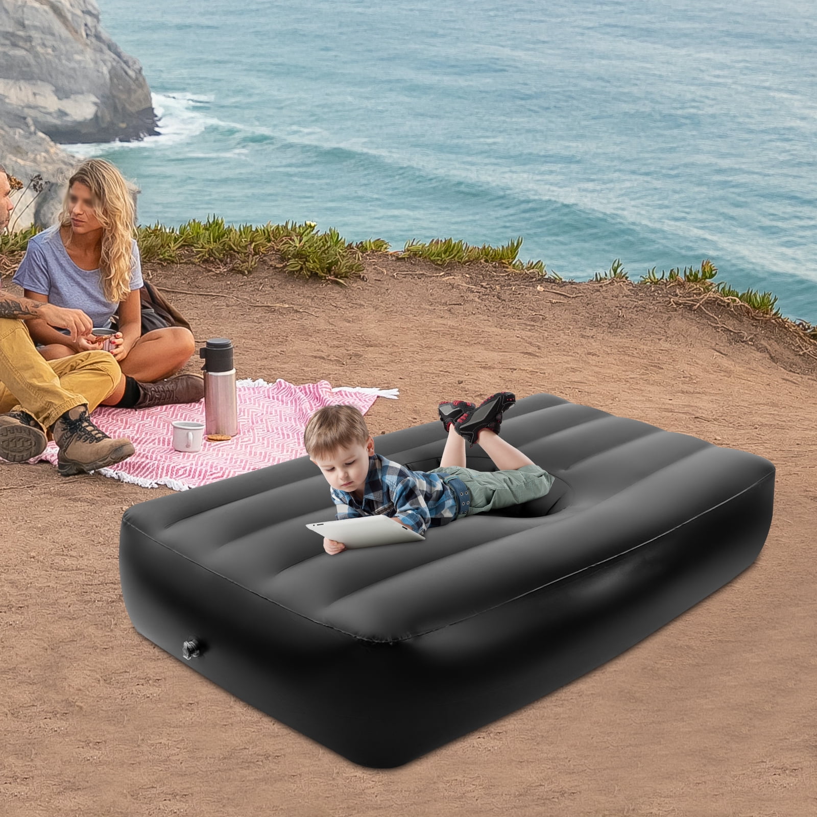 Inflatable Bed For Modern Home And Outdoor Travel Black Post Surgery ...