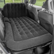 Gymax Inflatable SUV Air Backseat Mattress Flocking Travel Pad w/Pump ...
