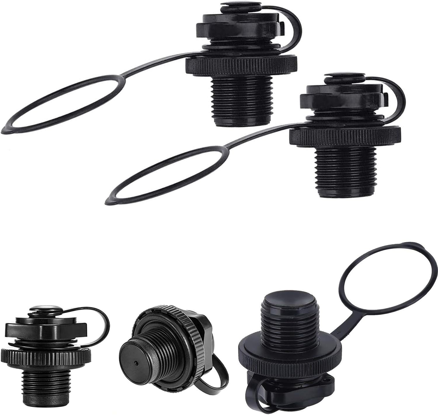 Inflatable Boat Air Valves, 4 Pcs One-Way Valve Plugs - Walmart.com