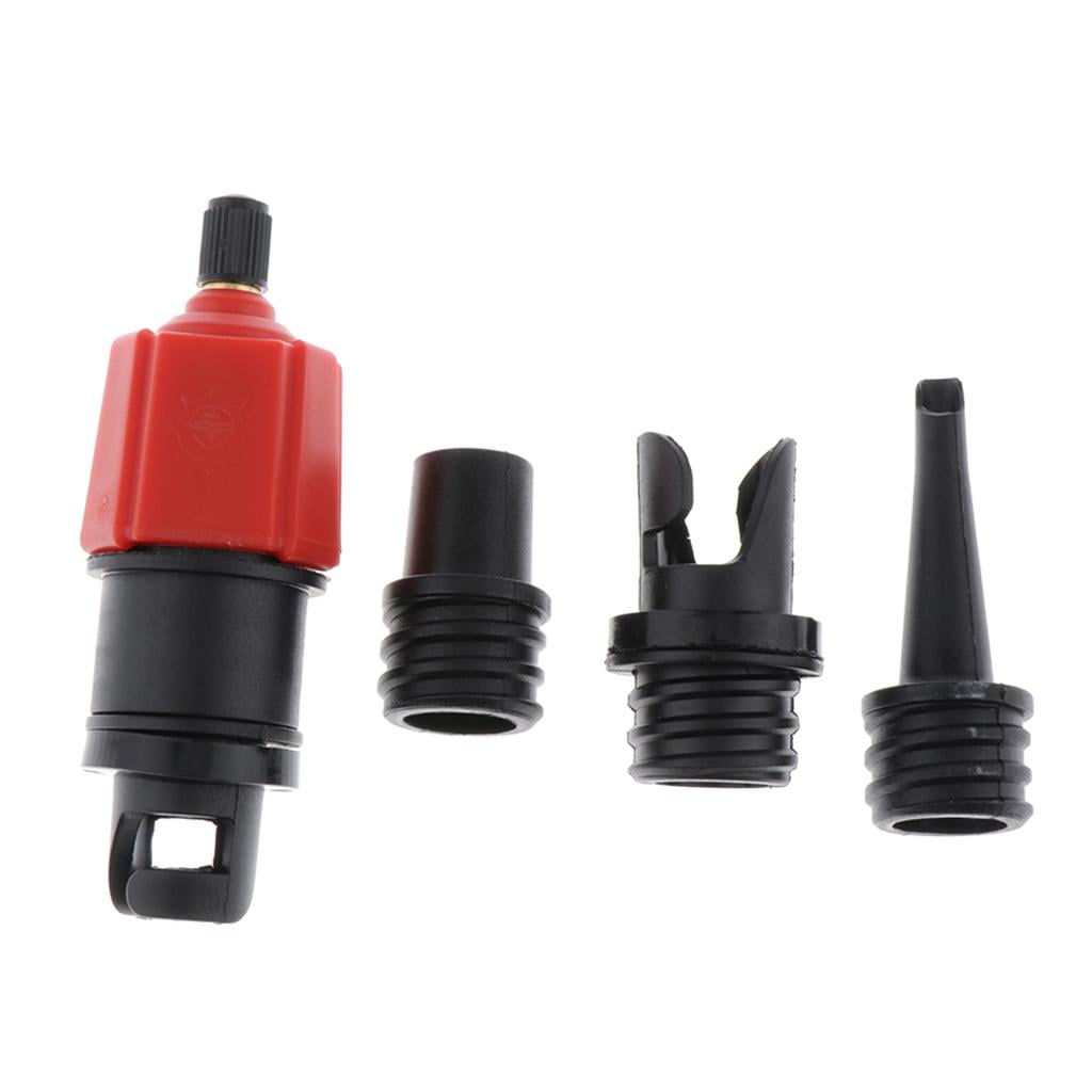 Inflatable Boat Foot Pump Hose Adapter Air Bed Swim Adaptor Nozzle ...