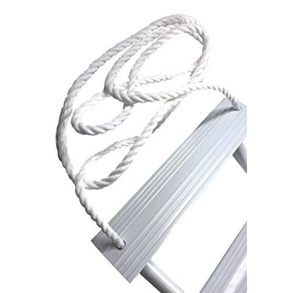 Inflatable Boat Kayak 4-Step White Folding PE Rope PVC Ladder for ...