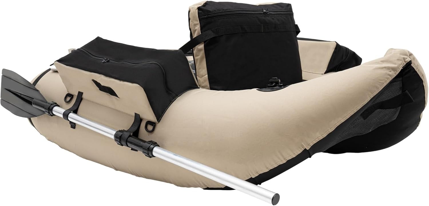 Inflatable Boat Raft with Storage Pockets, 286.6LBS Load Bearing ...