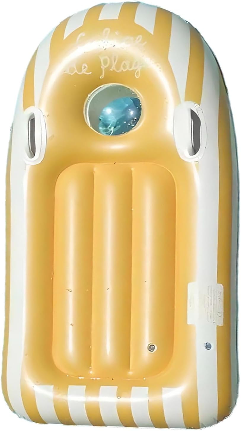 Inflatable Bodyboard, Portable Kids Surfboard with Handles, Inflatable ...
