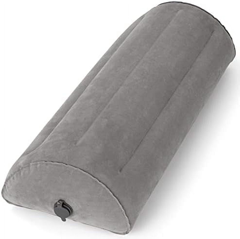 Inflatable Bolster Pillow (Half Moon) – For Legs/Knees/Lower Back/Head ...