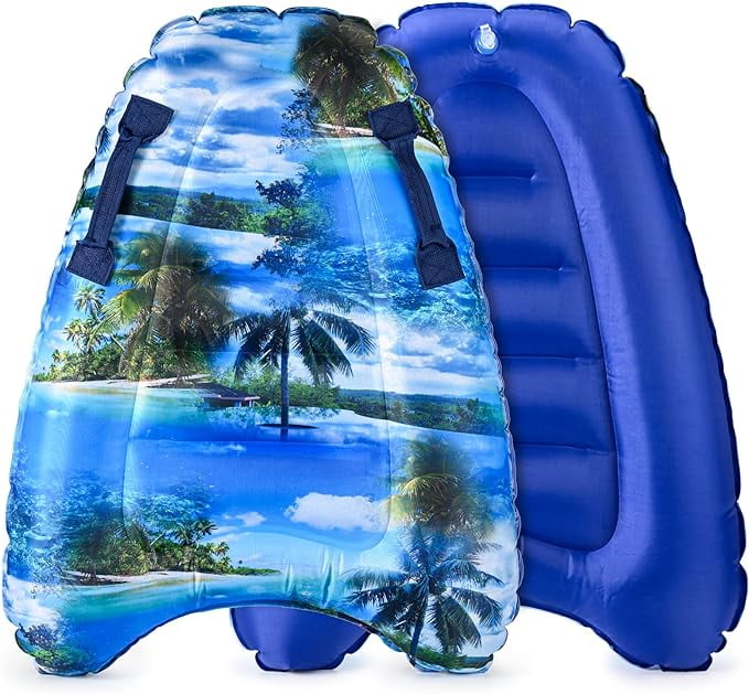 Inflatable Boogy Boards for Beach Travel Toys, 30” Cavas Slip Slide ...