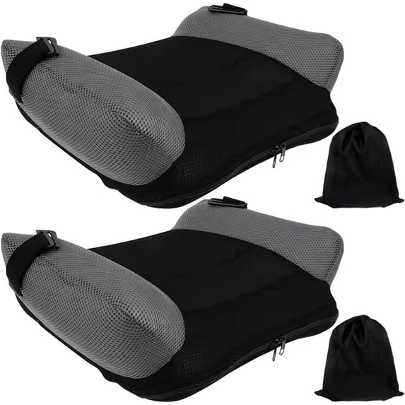 Inflatable Booster Seat with Storage Bag, 2Pcs Quick Inflate & Portable ...