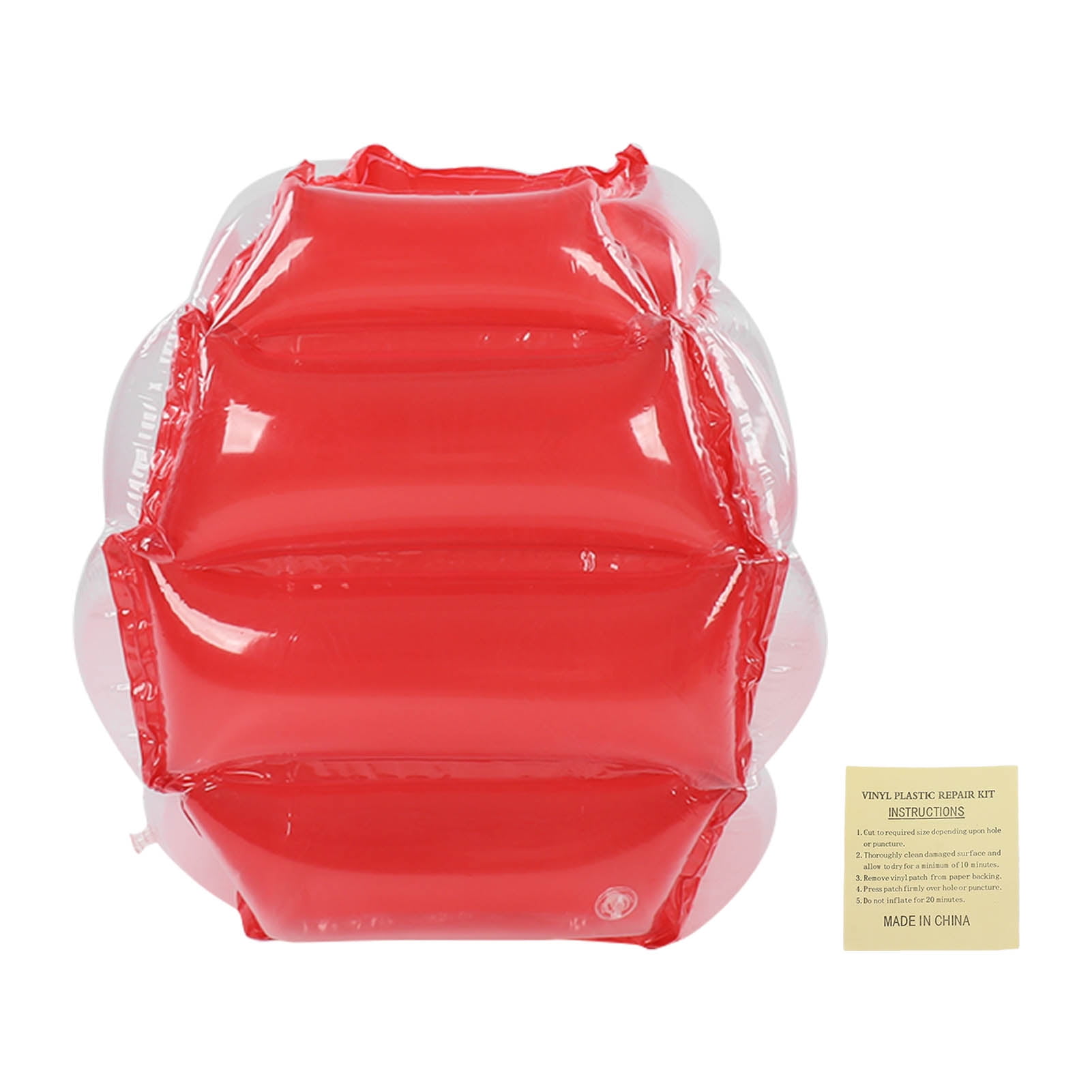 Inflatable Bubble Ball - Red PVC Body Bumper Bubble Bounce Ball for ...