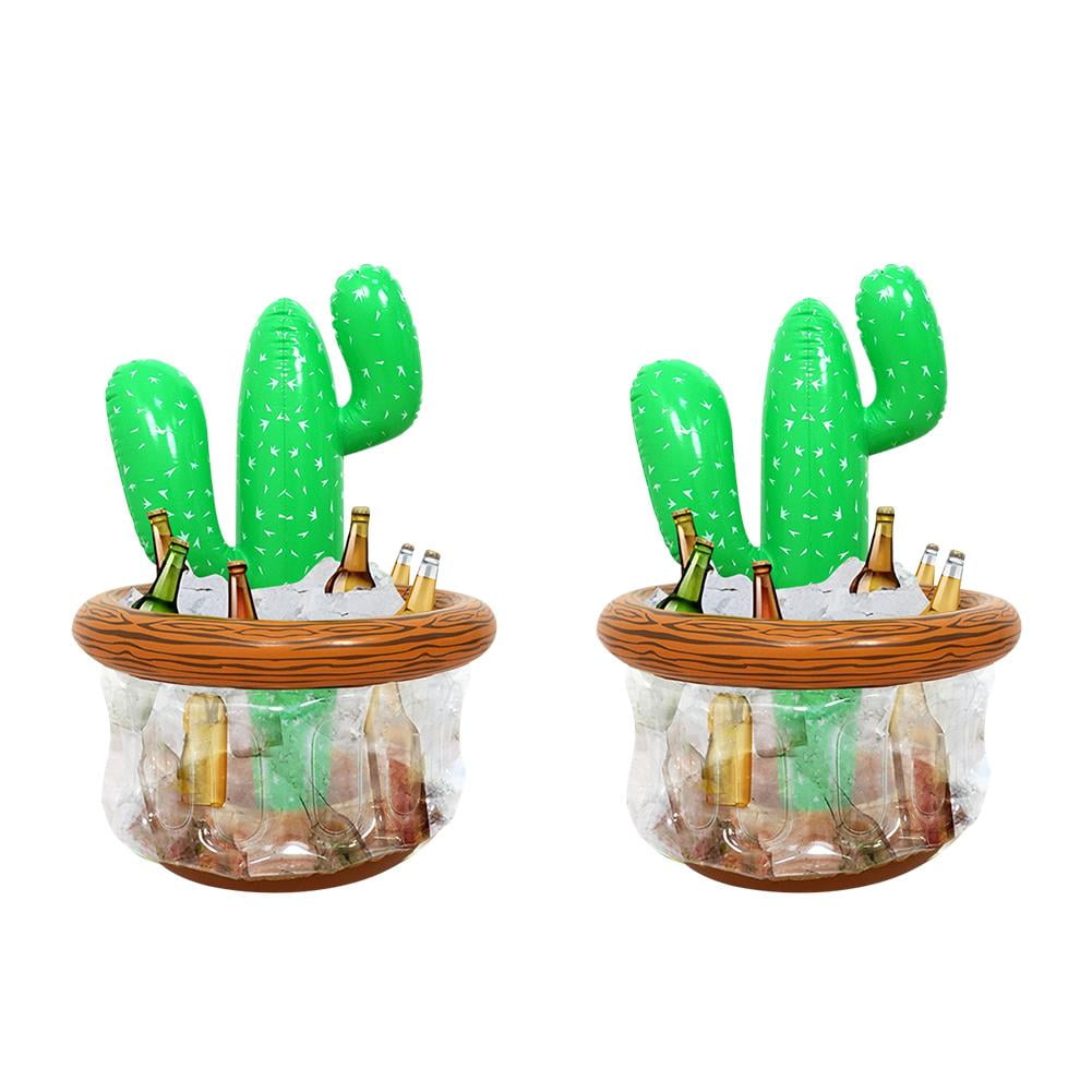 Inflatable Cactus Cooler, 72cm Blow Up Coconut Tree Ice Bucket,Beer ...