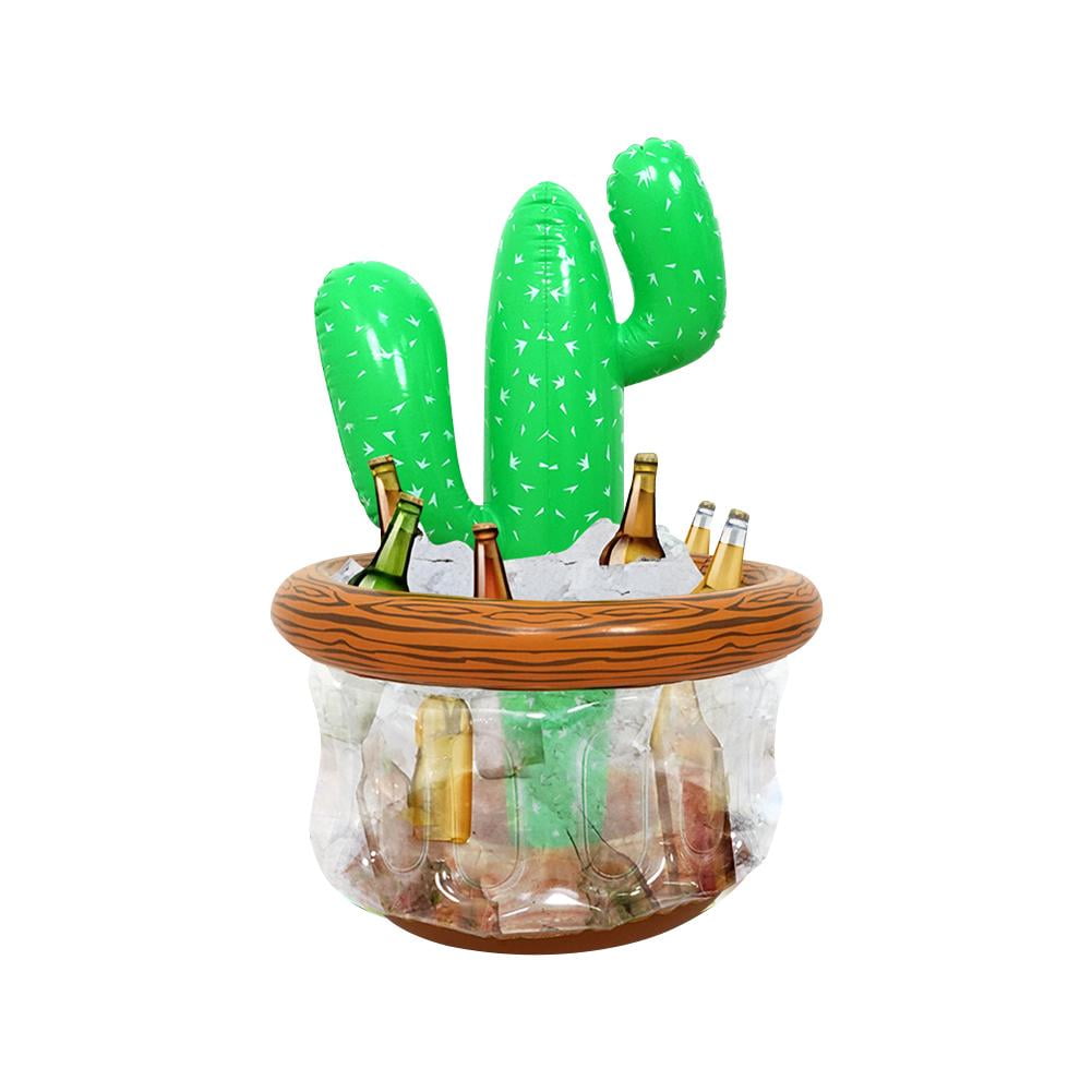 Inflatable Cactus Cooler, 72cm Blow Up Coconut Tree Ice Bucket,Beer ...
