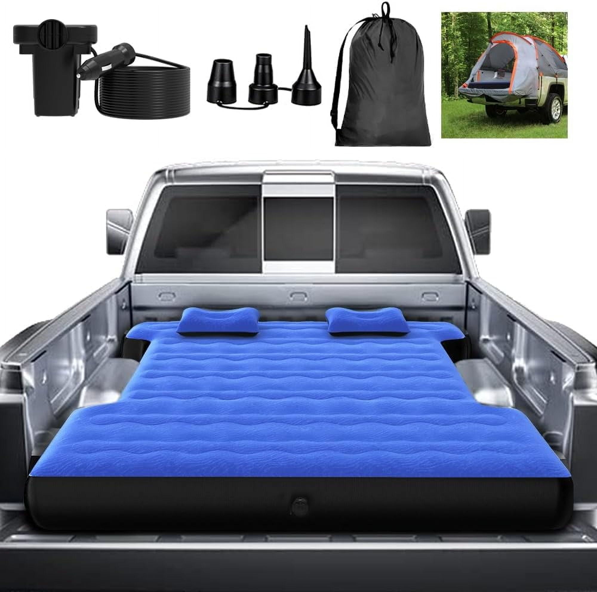 Inflatable Camping Pickup Truck Bed Air Mattress - for 5.5-5.8Ft Full ...