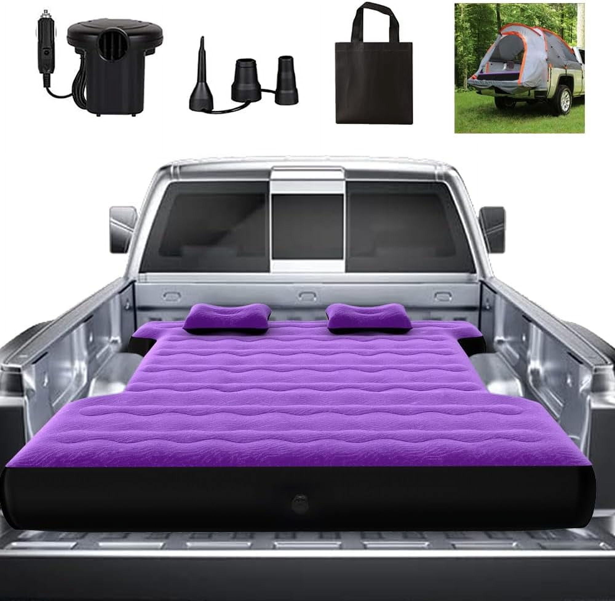 Inflatable Camping Pickup Truck Bed Air Mattress - for 5.5-5.8Ft Full ...