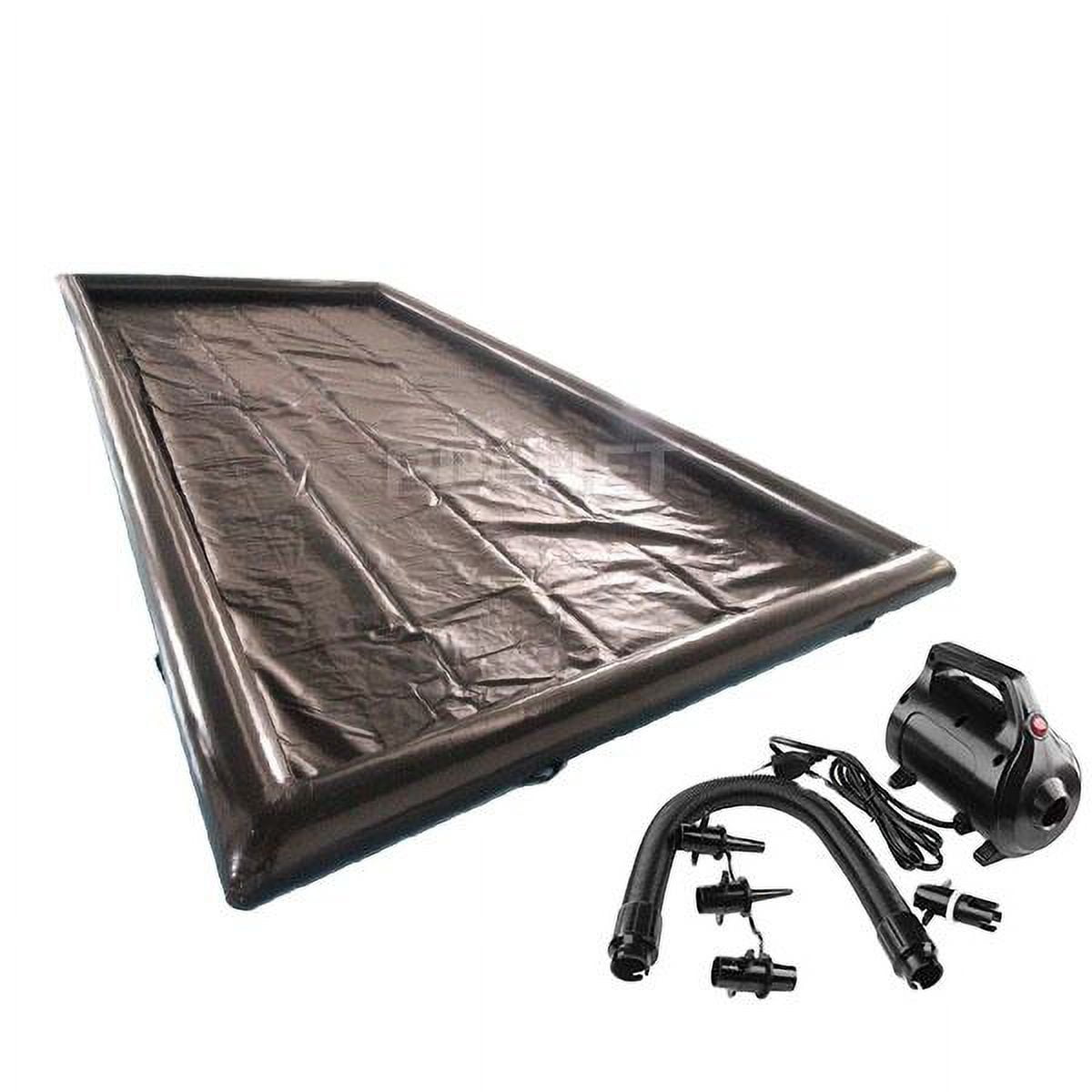 Inflatable Car Wash Mat, Durable Garage Floor mat for Car Cleaning ...