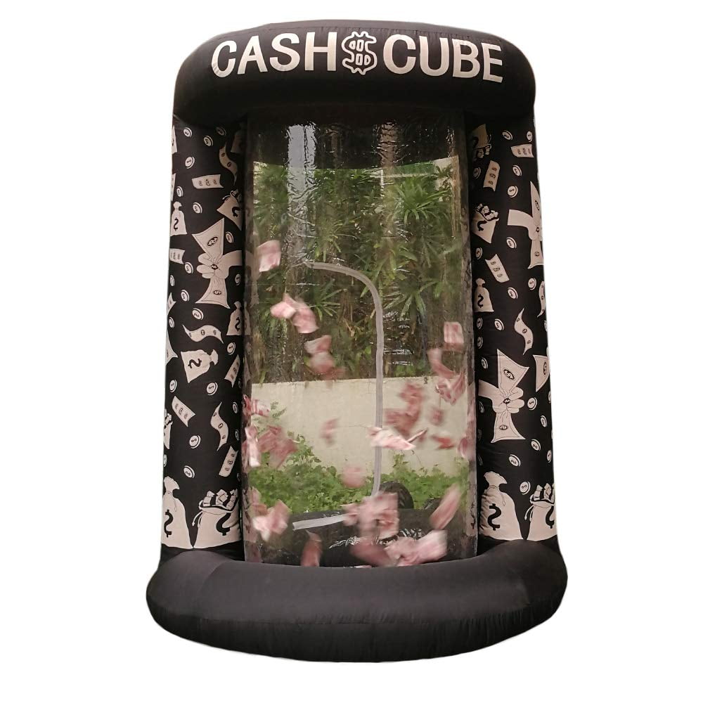 Inflatable Cash Cube Booth for Advertisment, Inflatable Money Grab ...