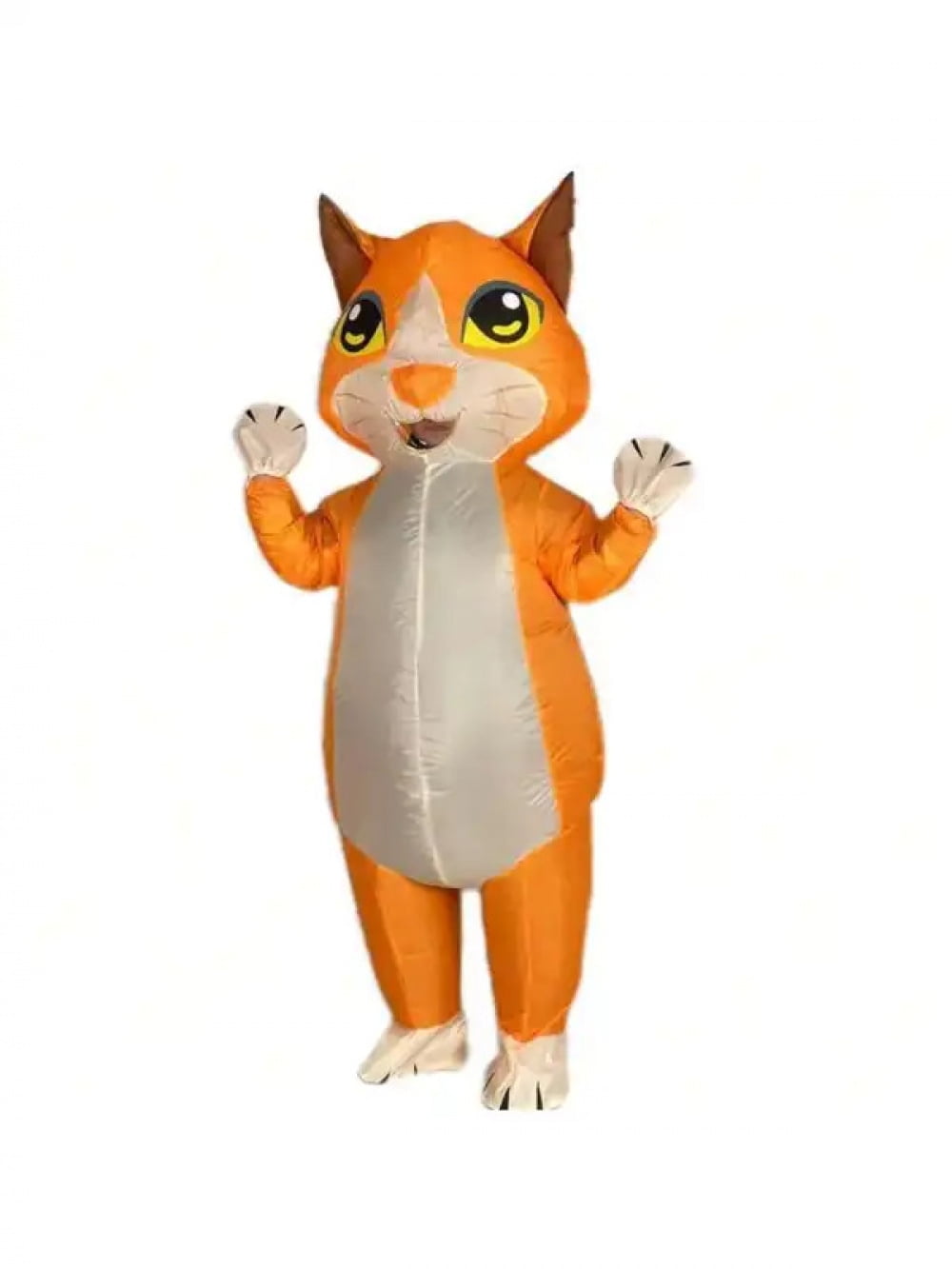 Inflatable Cat Costume - Cute Kitten Blow-Up Outfit for Halloween ...