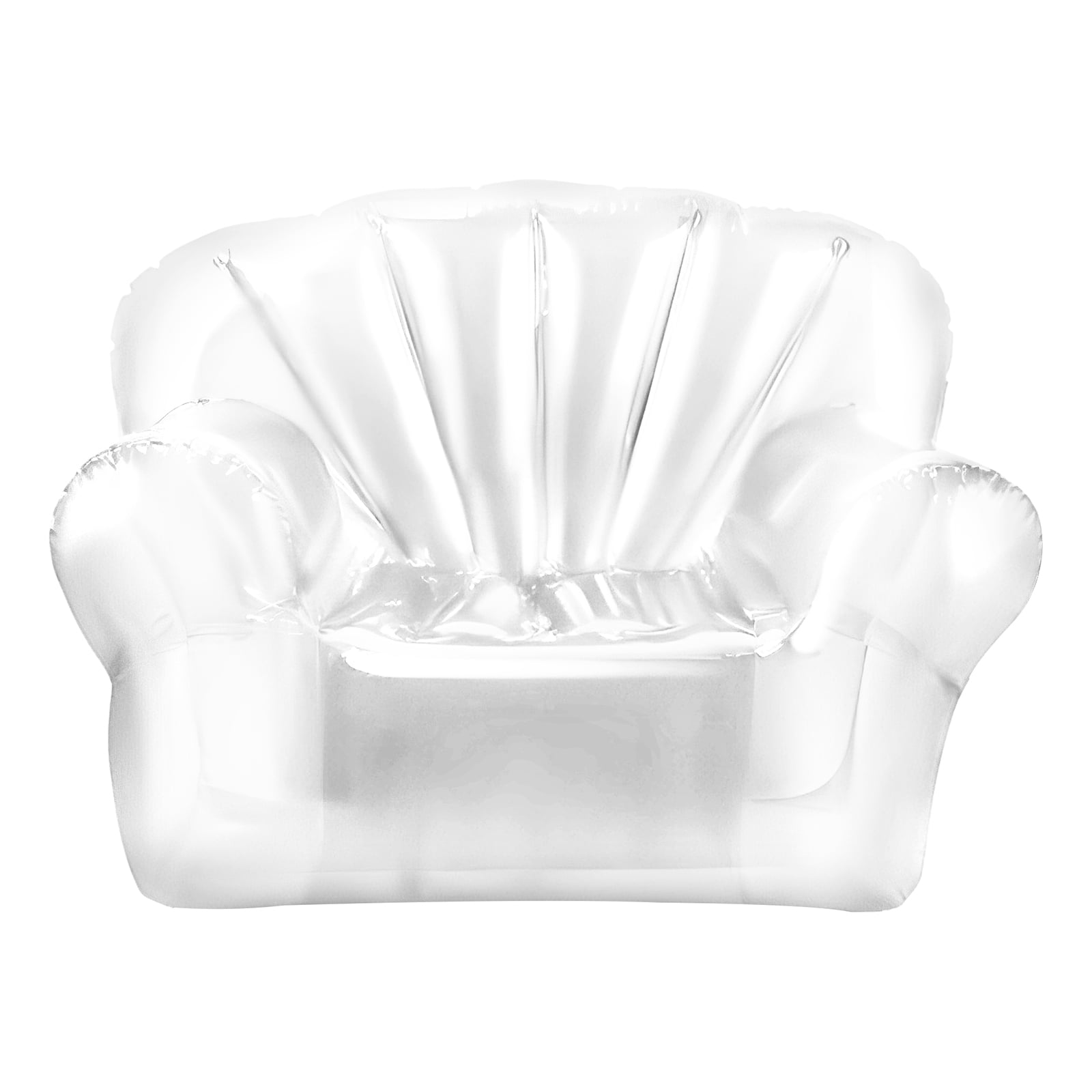 Inflatable Chair Transparent PVC Inflatable Couch Foldable Blow Up ...