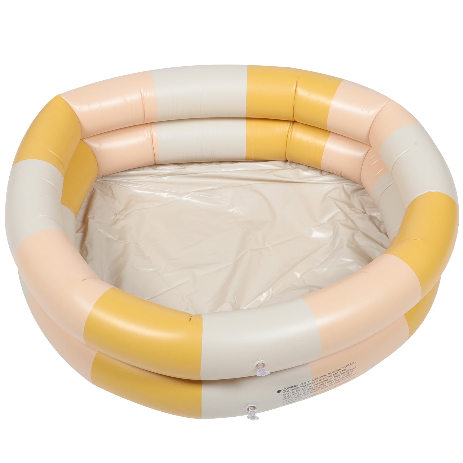 Inflatable Children's Pool Kids Round Swimming for Toy Vintage Tub ...
