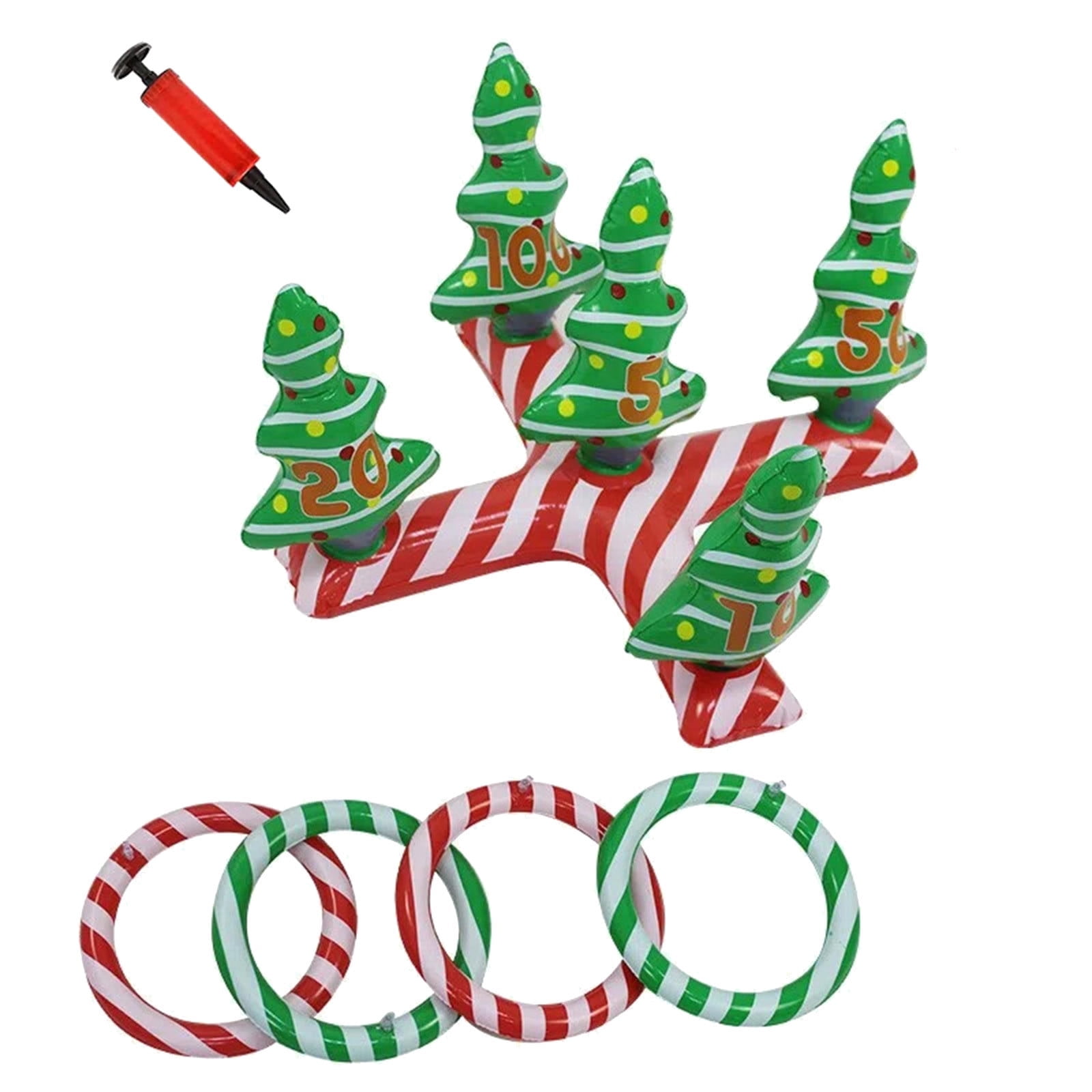 Inflatable Christmas tree Ring Games Xmas tree Ring Stocking Stuffers ...
