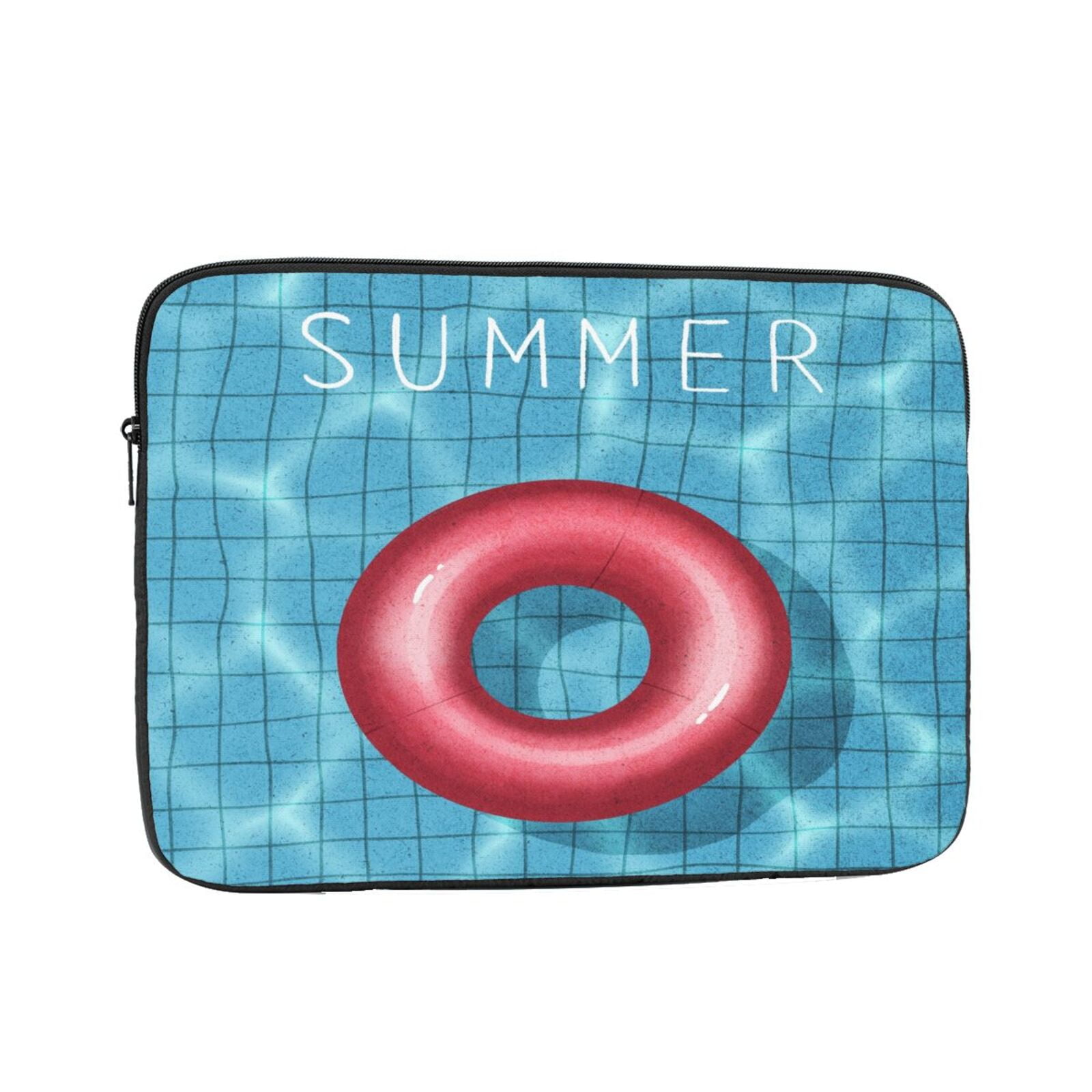 Inflatable Circle in Swimming Pool 17 inch Portable Laptop Sleeve ...