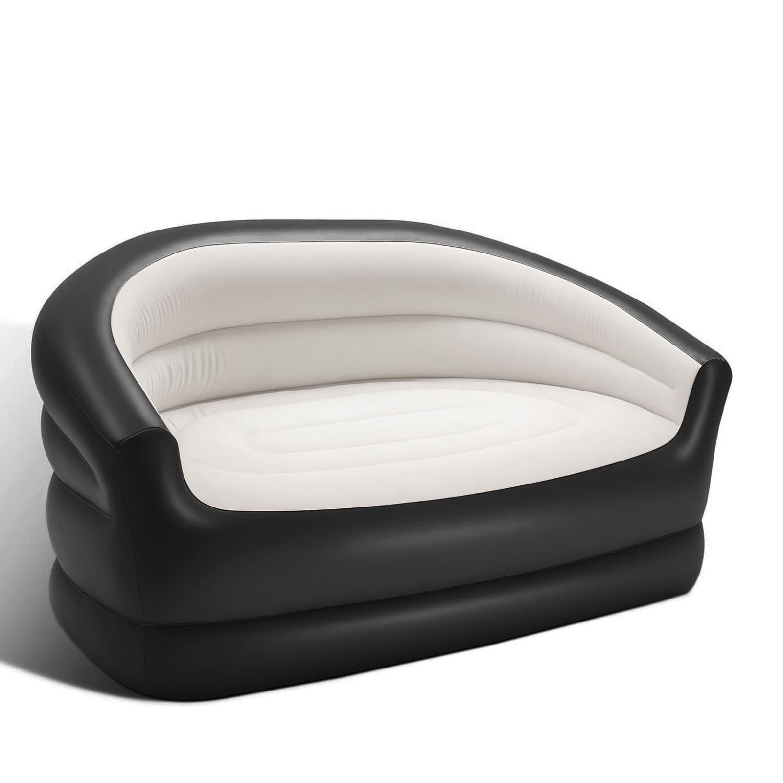 Inflatable Couch Outdoor Air Sofa,Blow Up Couches for Camping, Double Size,Foot Pump Included ...