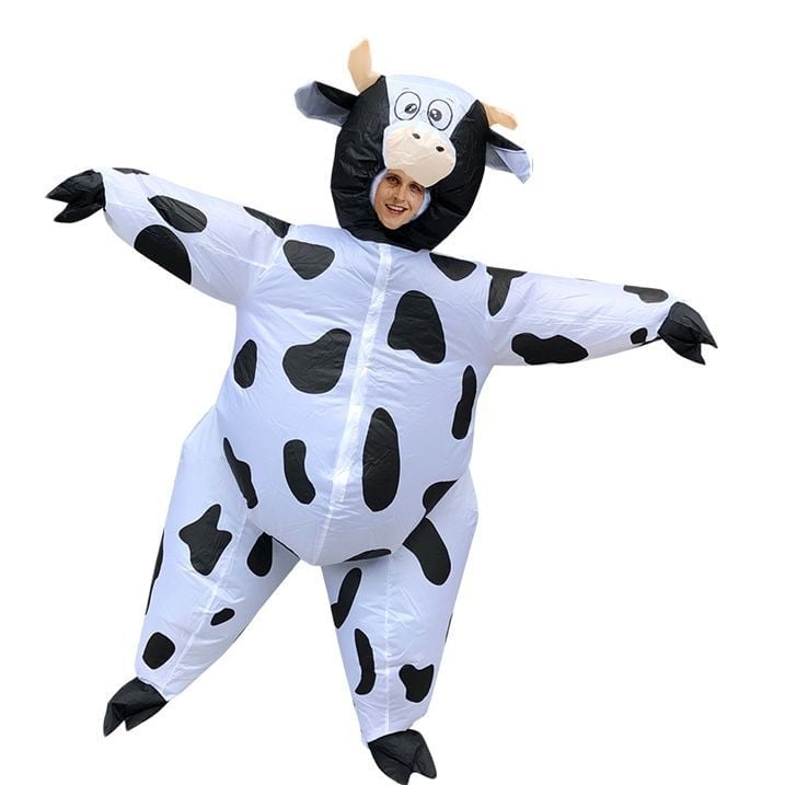 Inflatable Cow Costume - Hilarious Party Outfit for Halloween, Events ...