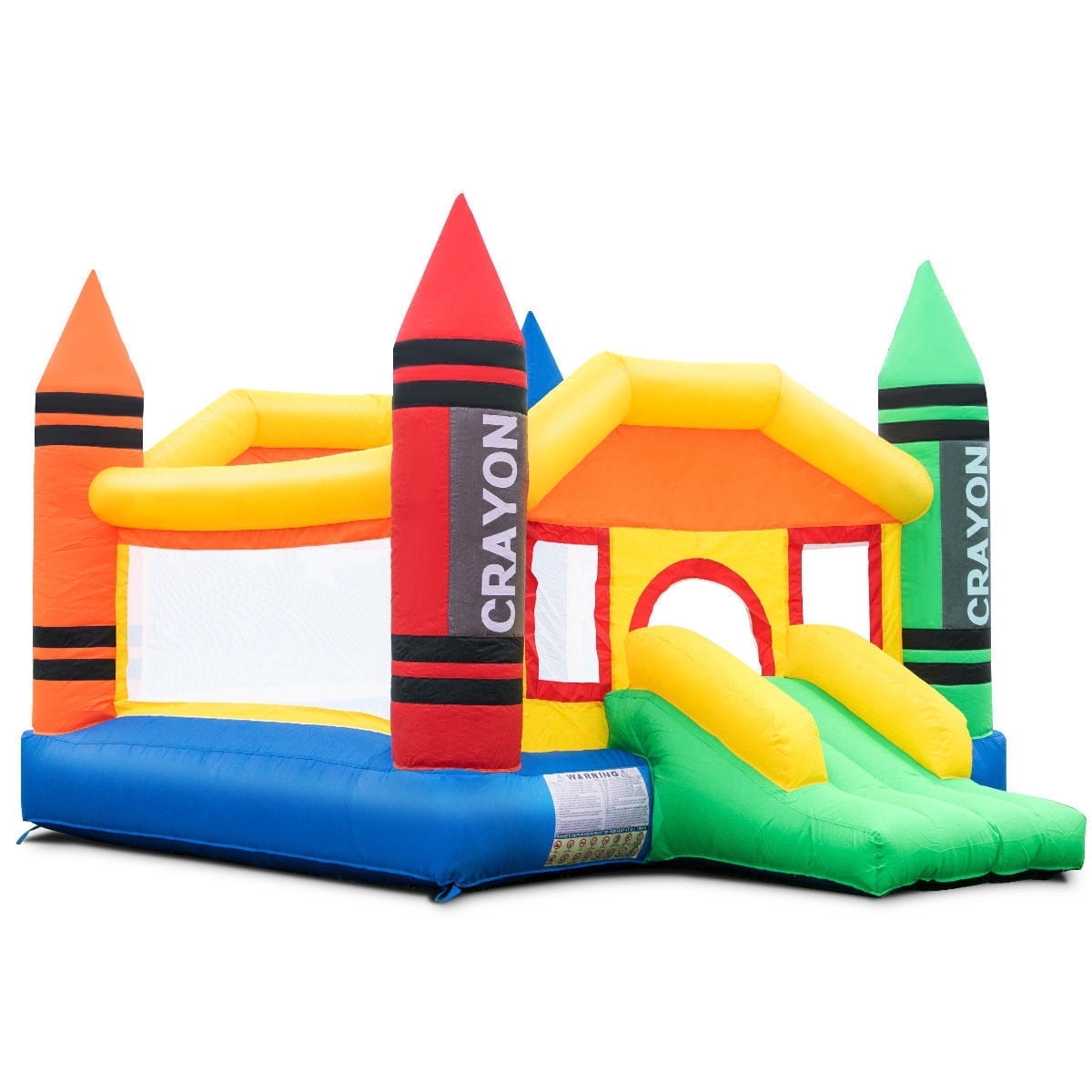 Inflatable Crayon Bounce House Castle without Blower - Walmart.com