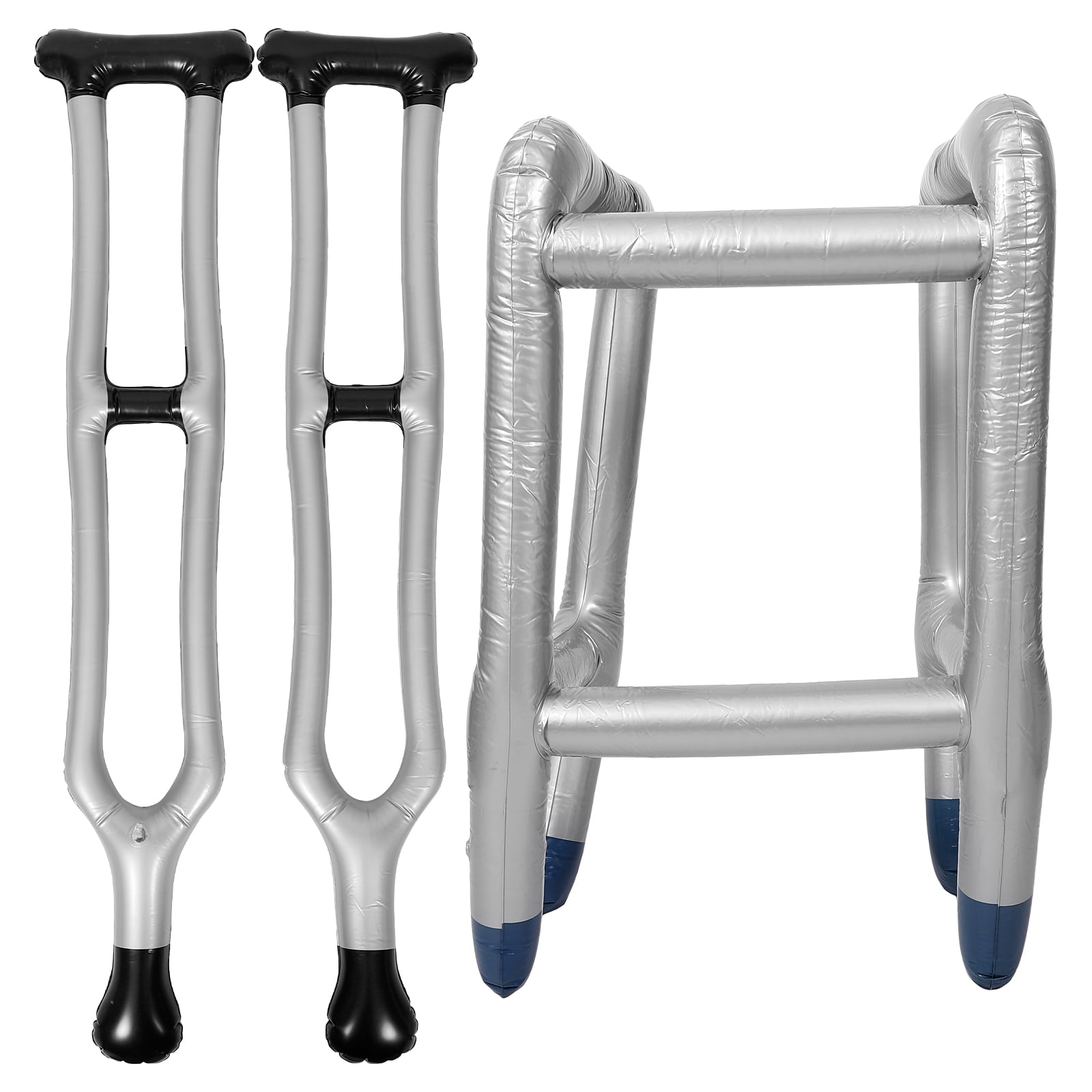 Inflatable Crutch Adjustment Walking Stick Balloons Balloon Toys for ...