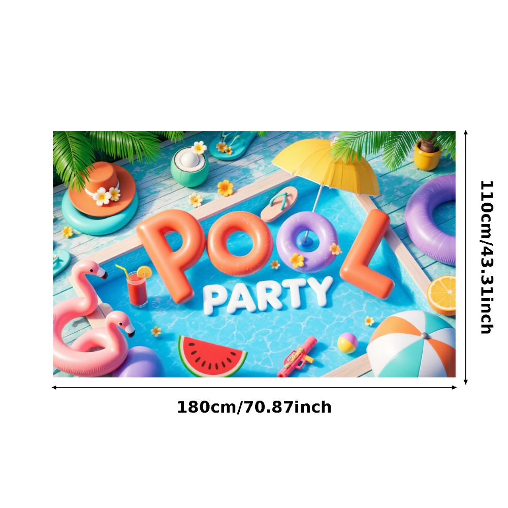 Inflatable Design Pool Party Summer Theme Watermelon Decoration Beach ...