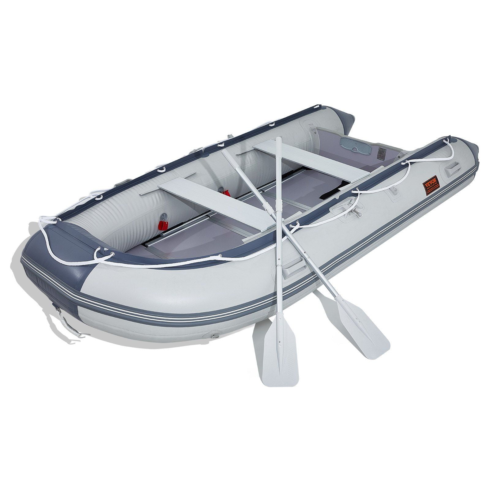 Inflatable Dinghy Boat, 6-Person Transom Sport Tender Boat, with Marine ...