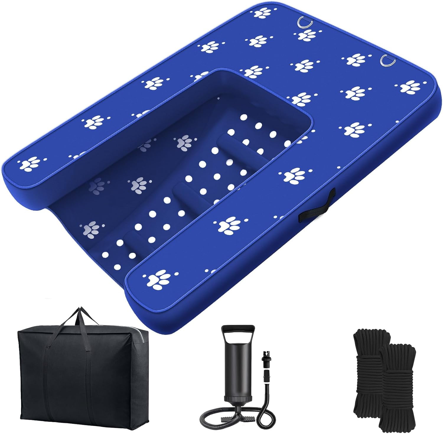 Inflatable Dock Platform, Dog Boat Ramp Floating Non-Slip Oxford and ...