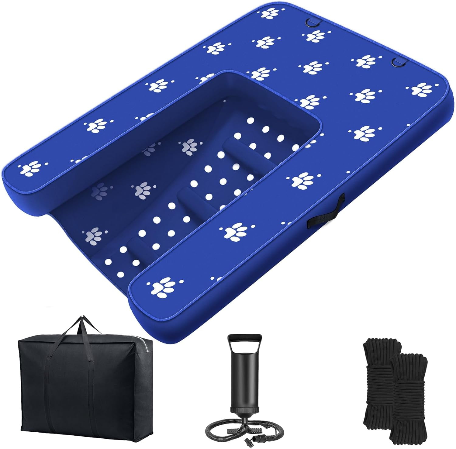 Inflatable Dock Platform, Dog Boat Ramp Floating Non-Slip Oxford and ...