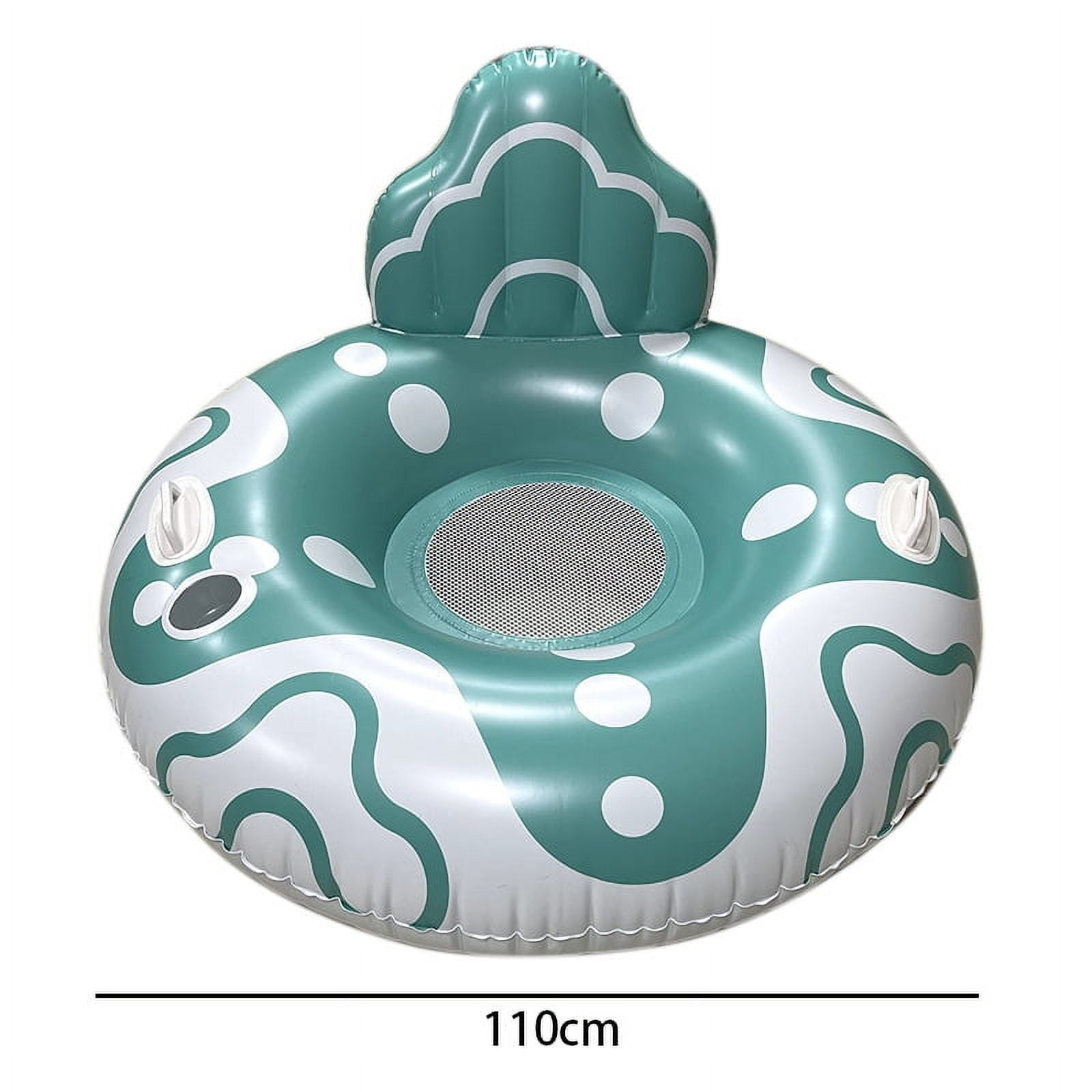 Inflatable Double Floating Bed Water Float Sunbathing Tanning Pool ...