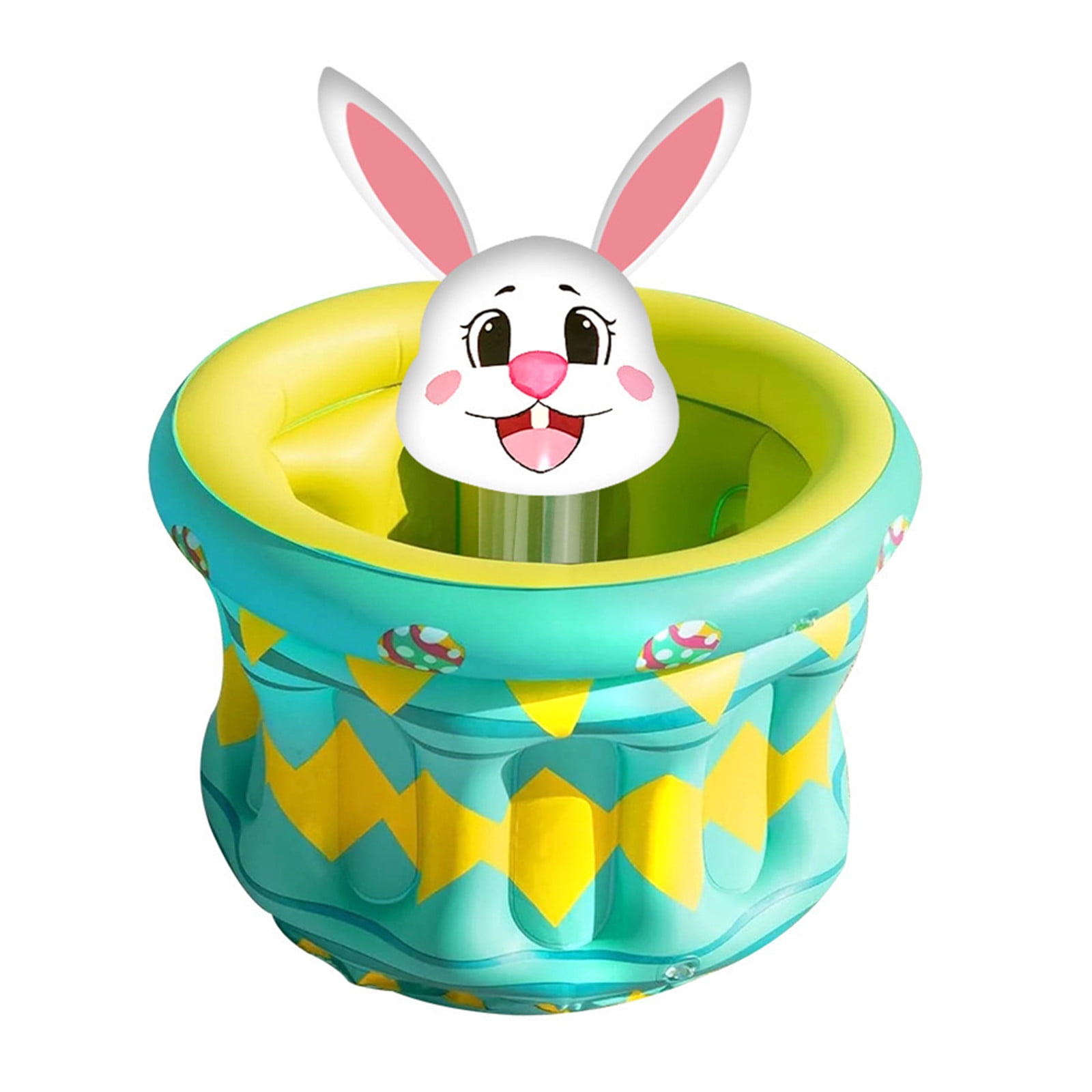 Inflatable Easter Bunny Ice Bucket for Iced Beverage Cooling and ...