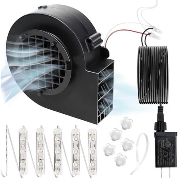Inflatable Fan Replacement 1.5A, 2A Adapter for Halloween Inflatables ...