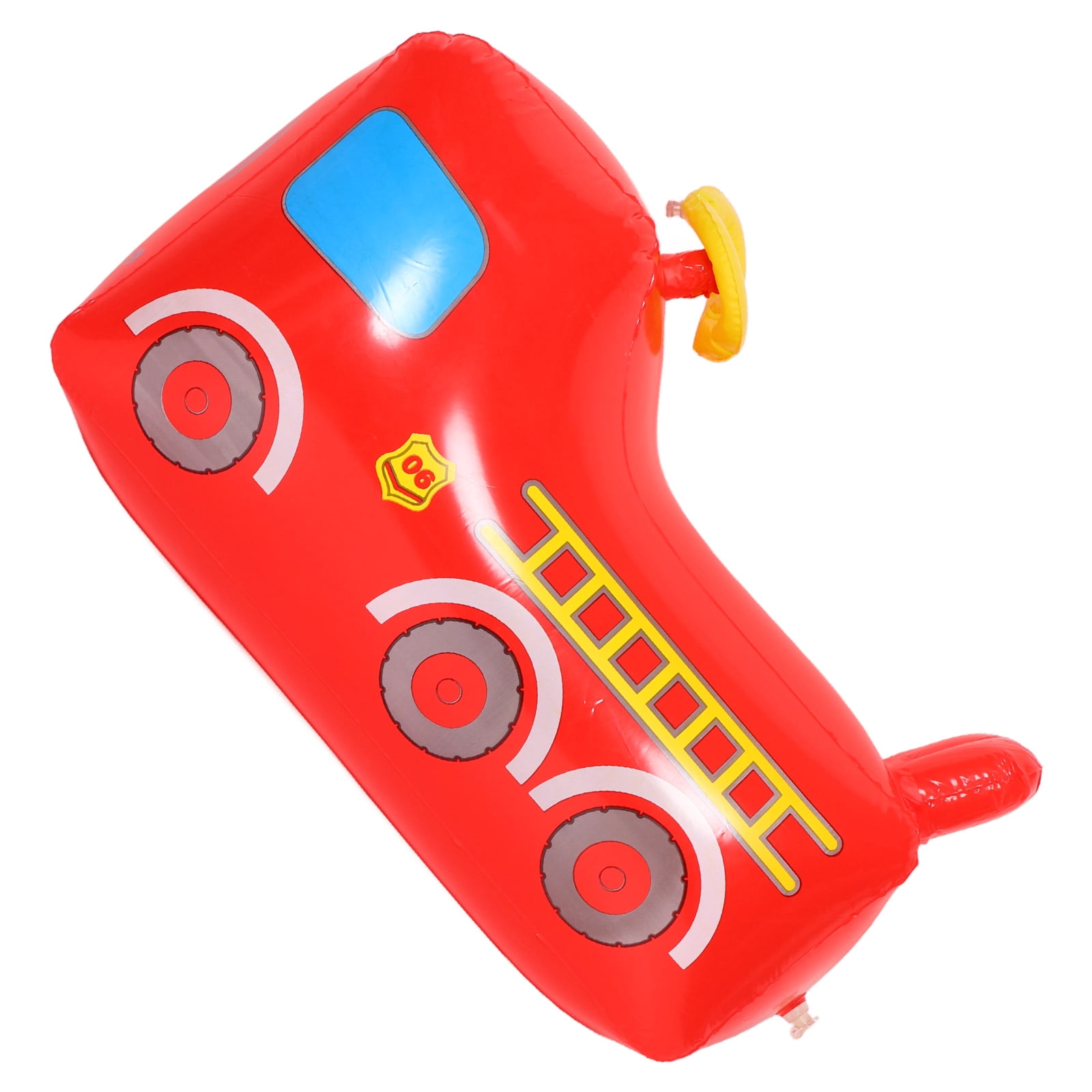 Inflatable Fire Truck Pool Inflatable Fire Truck Toy Toddler 70x47cm ...